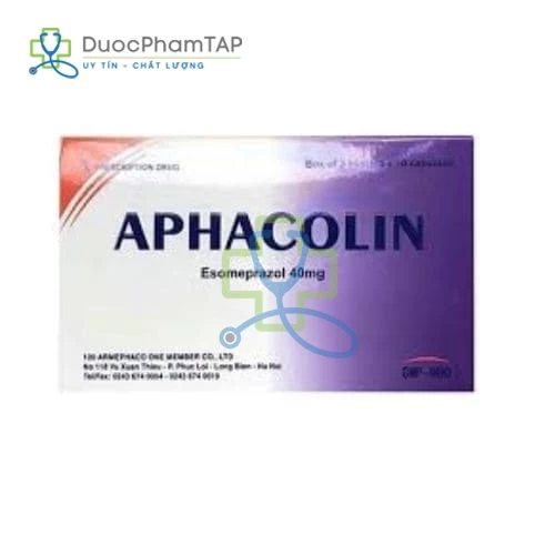 Aphacolin 40 mg - Thuốc điều trị trào ngược dạ dày