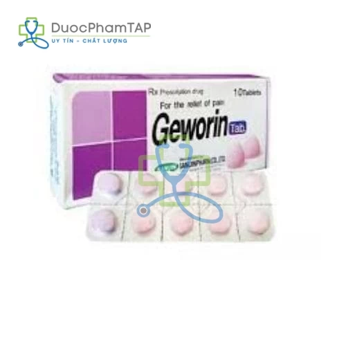 Geworin 300mg - Thuốc giảm đau và hạ sốt nhanh chóng