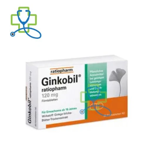 Ginkobil Ratiopharm 120mg - Thuốc điều trị sa sút trí tuệ